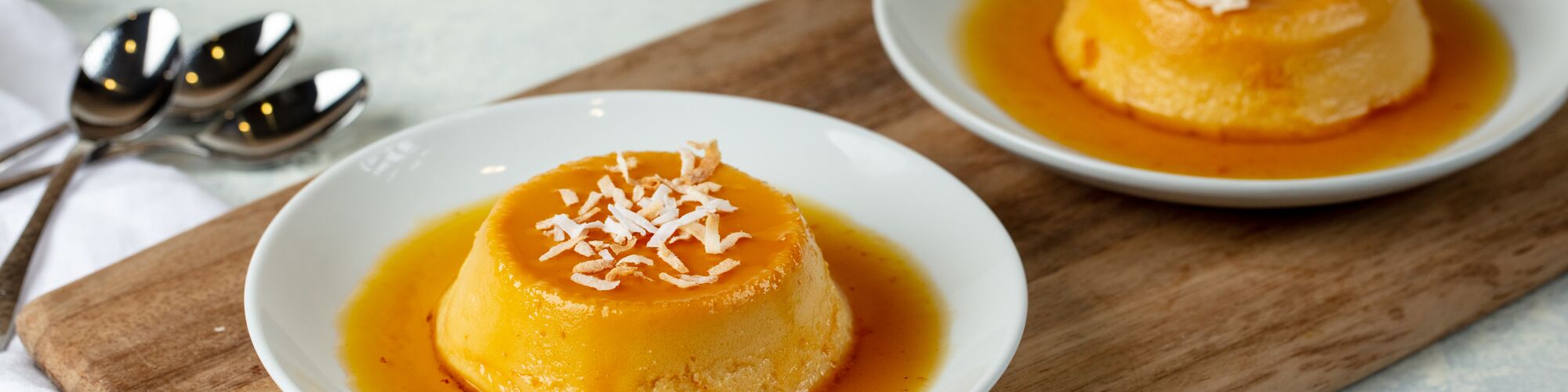 Coconut Cheese Flan | C&H® Sugar