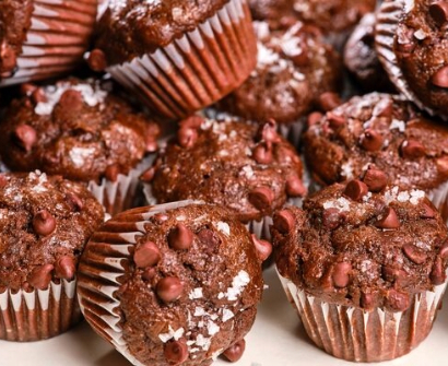 Double Chocolate Chip Mini Muffin Recipe | C&H® Sugar