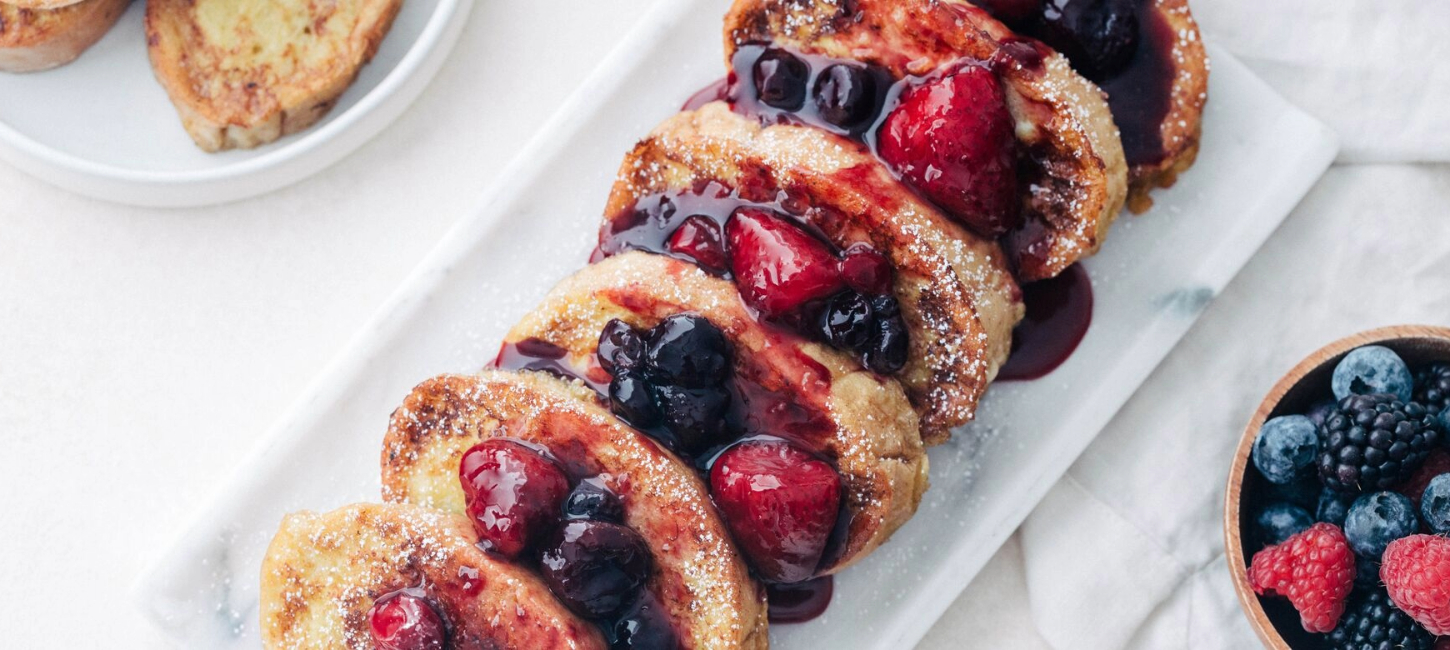 French Toast with Mixed Berry Compote | C&H® Sugar